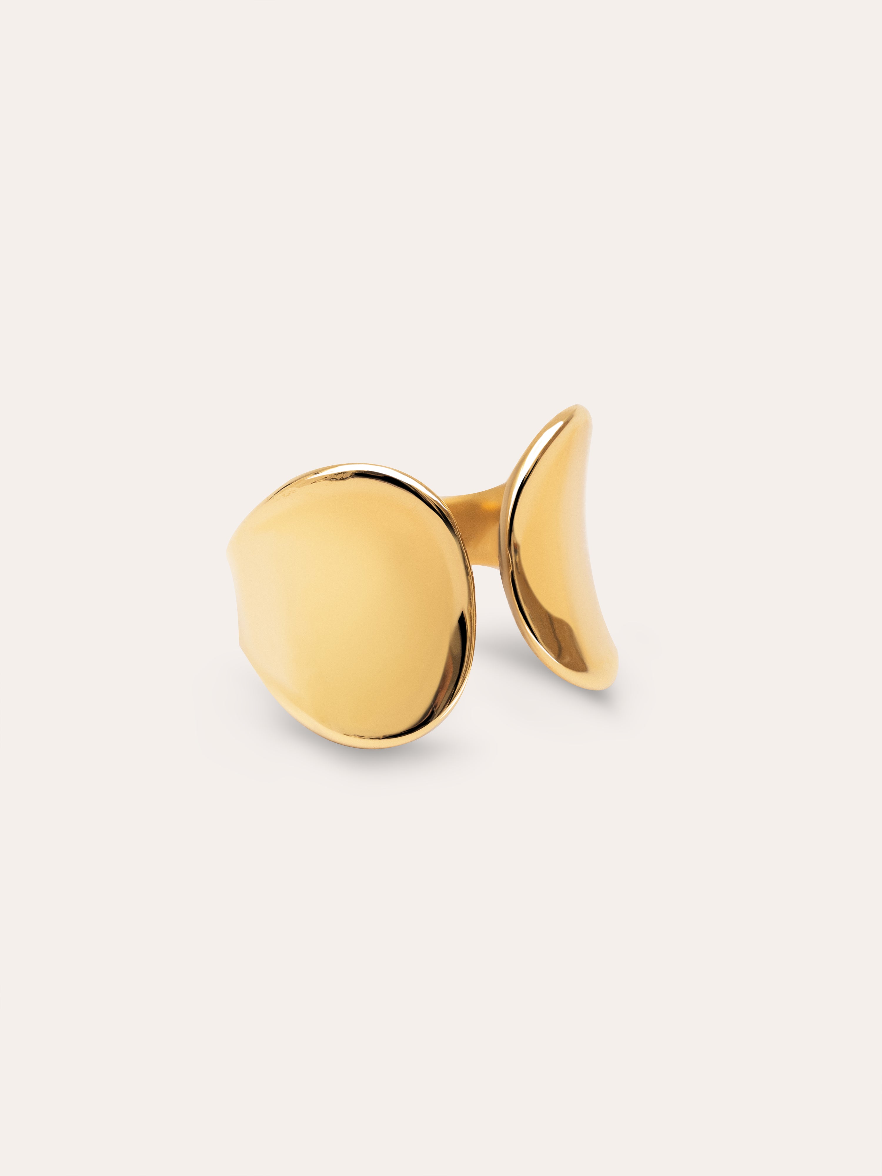 Honey Stainless Steel Gold Ring – SINGULARU