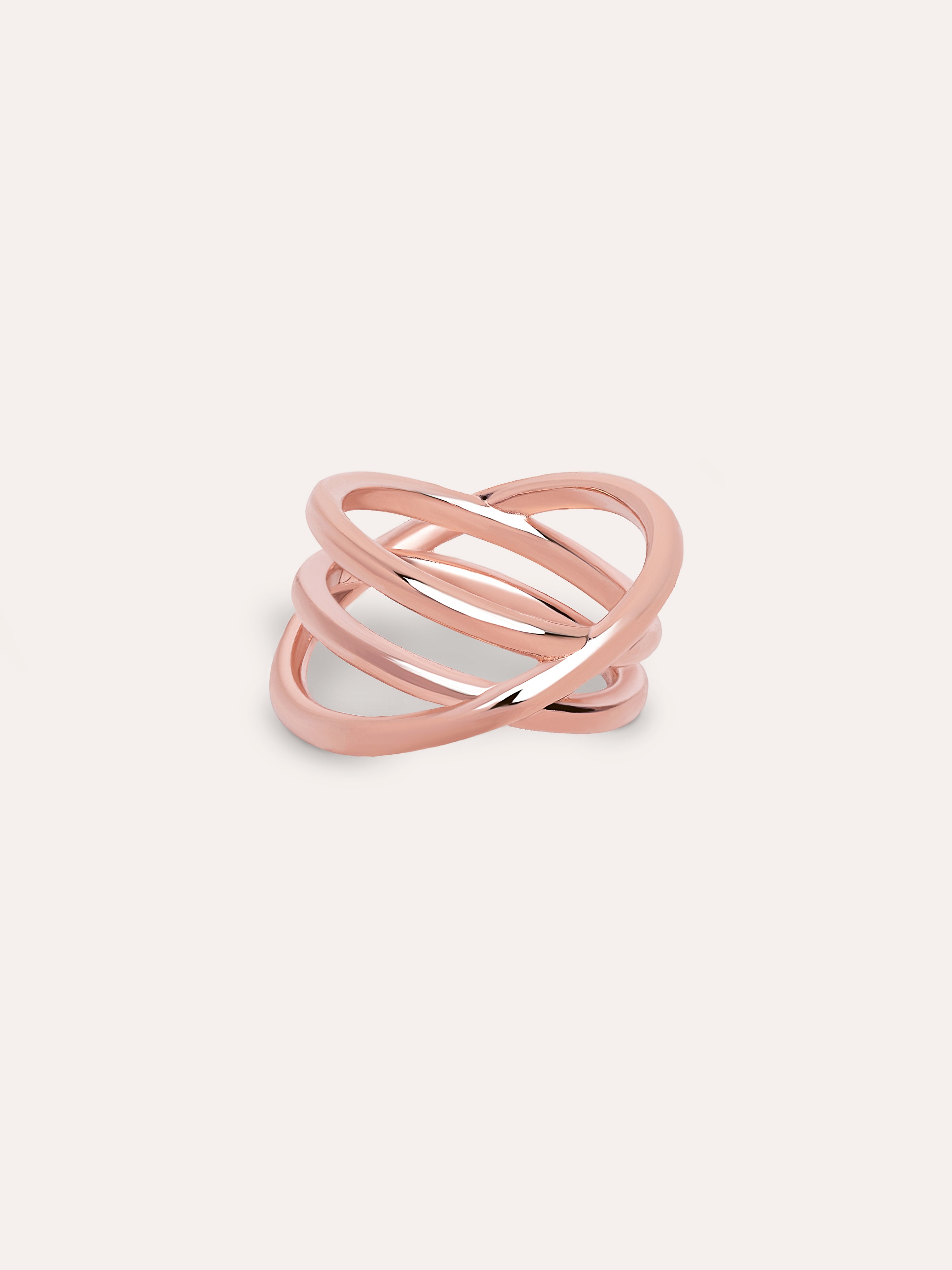 Trinity Rose Gold Ring | SINGULARU
