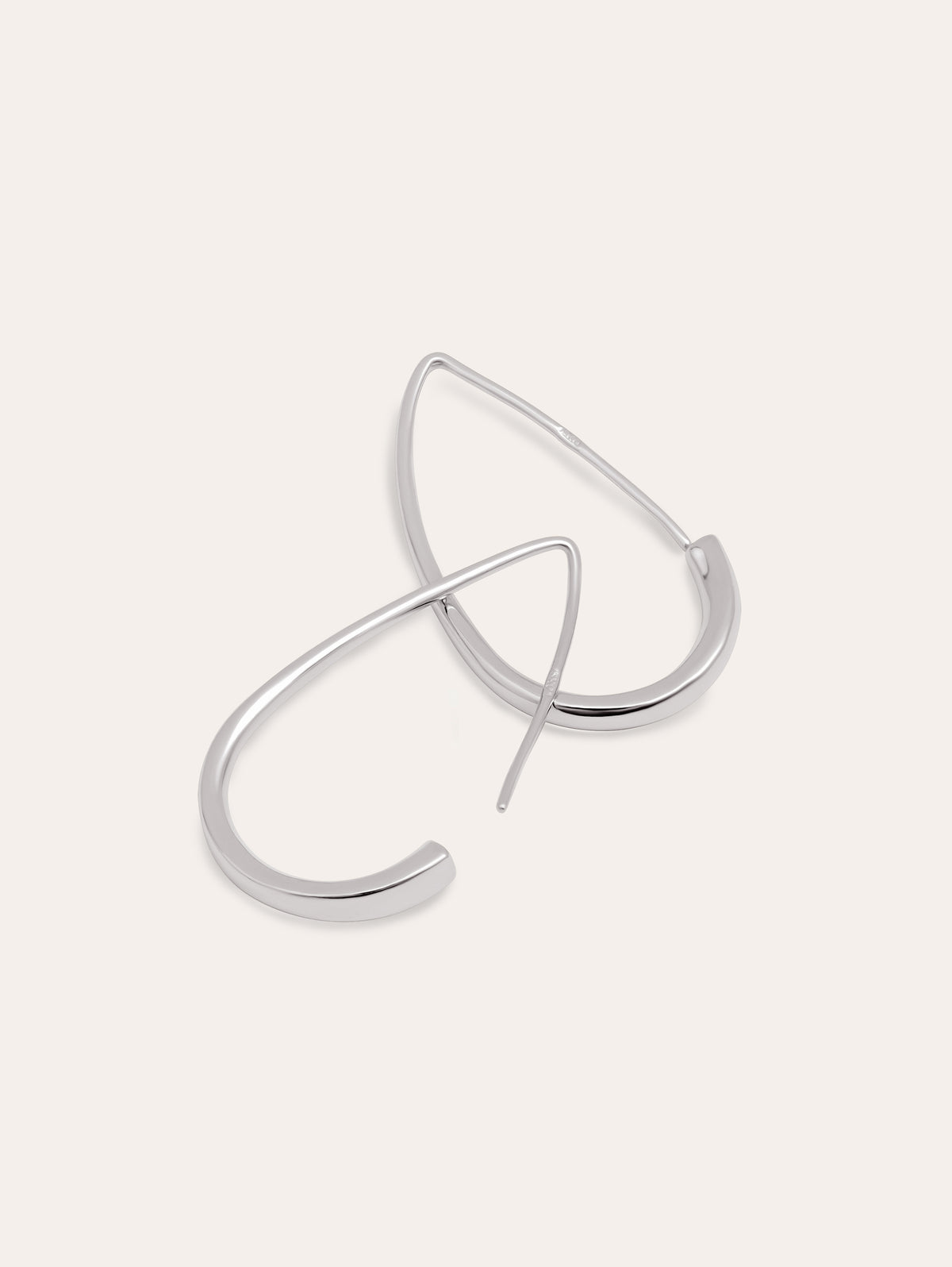 Silver Arch Drop Earrings – SINGULARU
