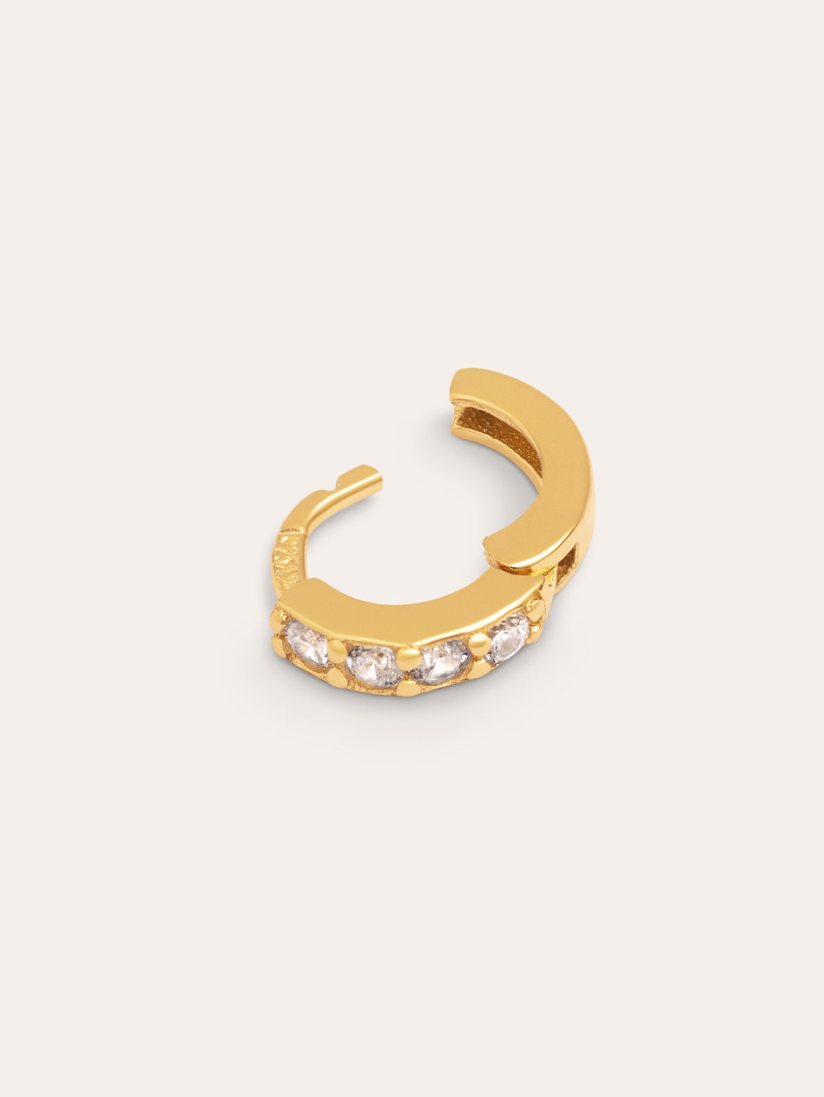 Cleo S Gold Hoop Single Earring – SINGULARU