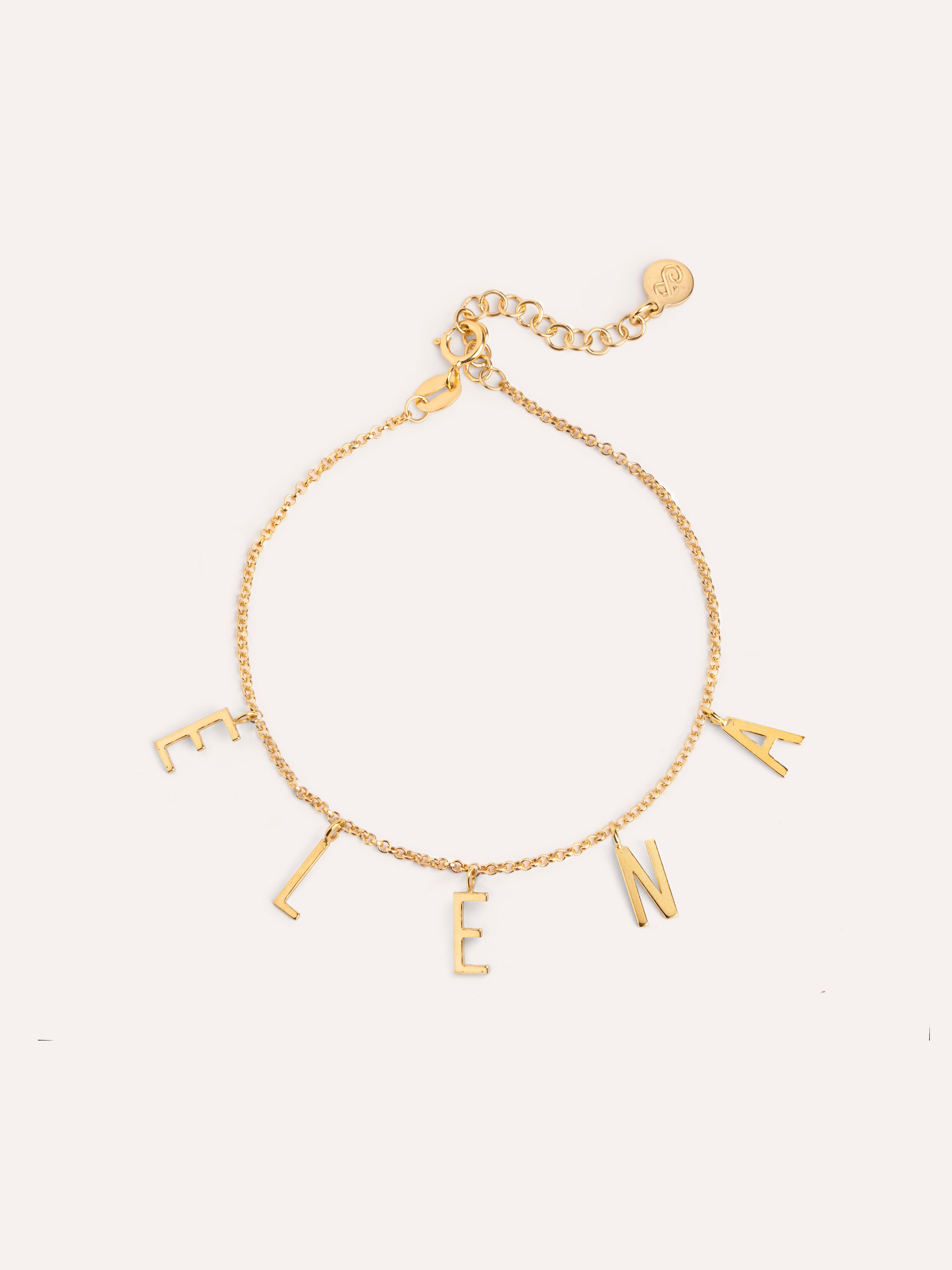 Letters Personalized Gold Bracelet – SINGULARU